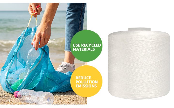 (GRS) Recycled polyester Sewing Thread | VIRTUE TEXTILE Co.,LTD ...